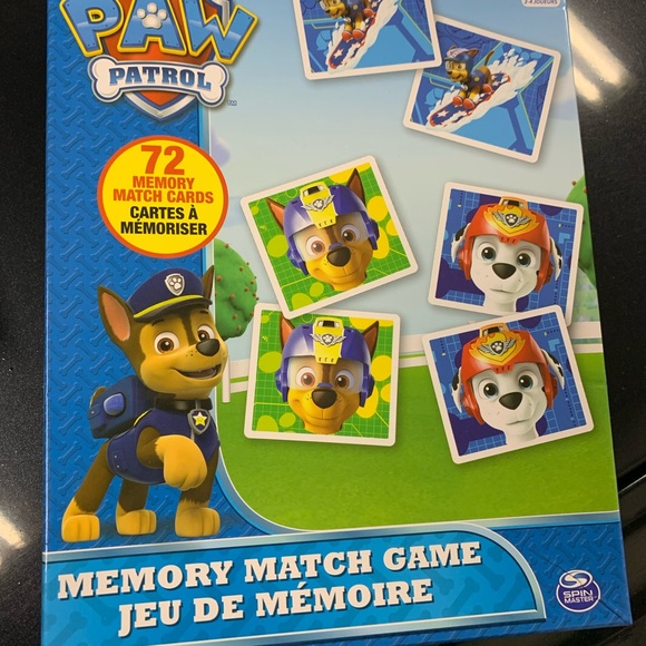 Paw Patrol Matching Games Free Paw Patrol Memory Match Game - 72 Tiles ...